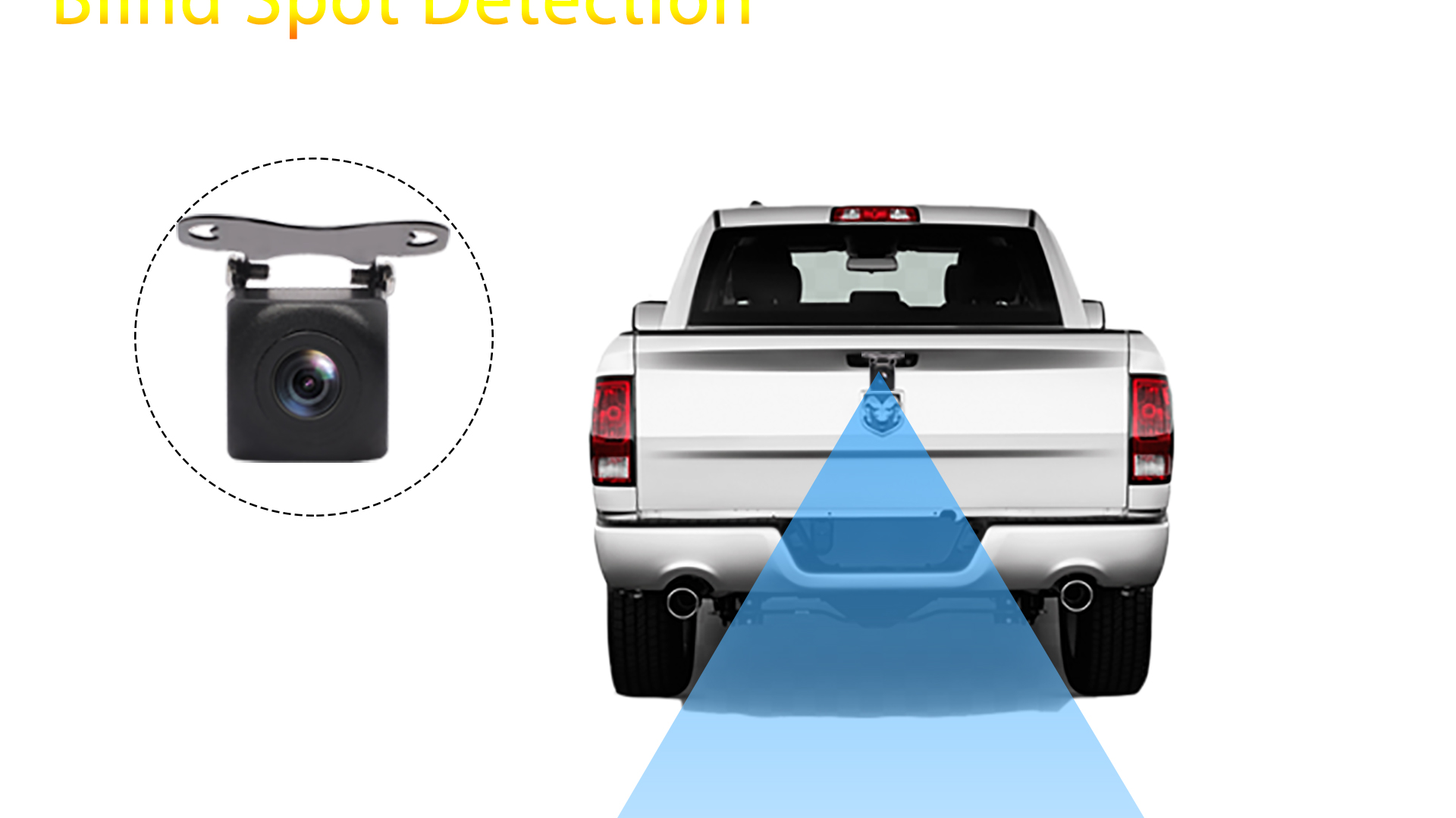 Smart AI Detection Reversing Aid Camera for Car - PJ