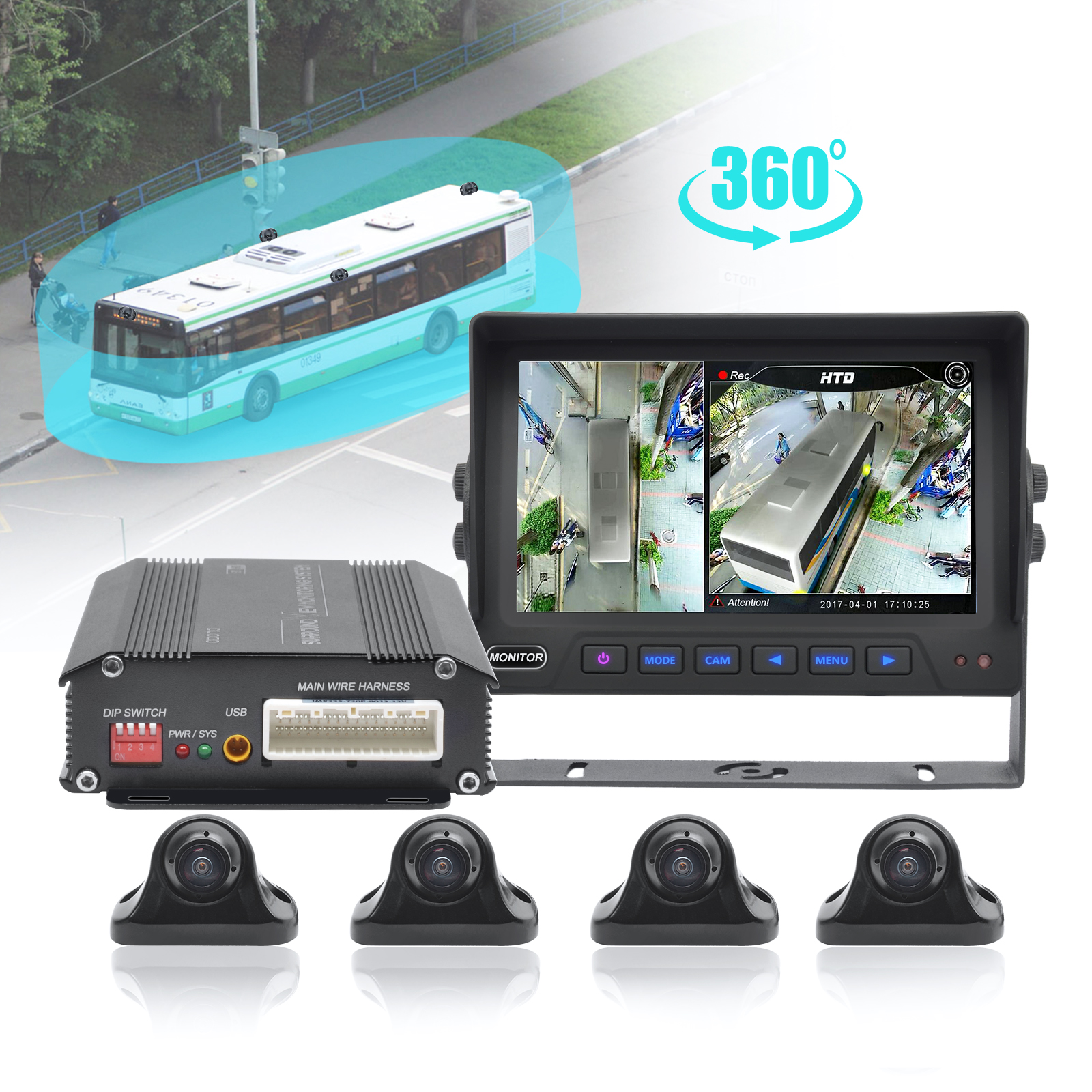 Surveillance DVR System for Heavy Duty Vehicles