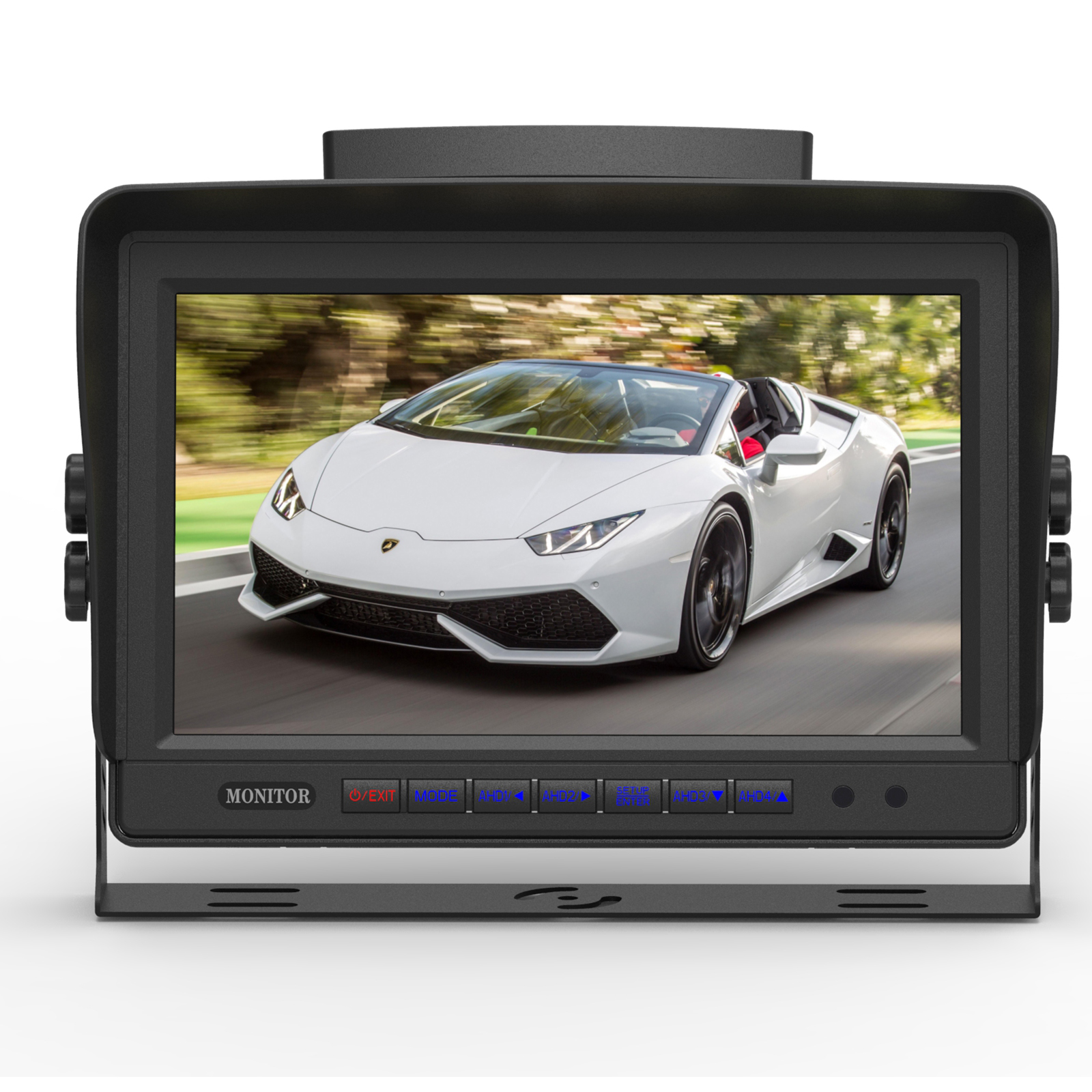 AHD Split View DVR HD Monitor with detachable sunshade