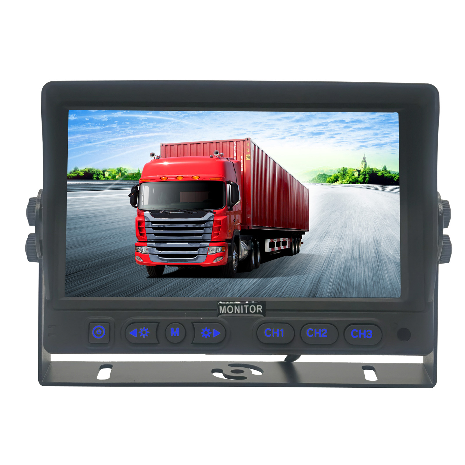 7-inch AHD Monitor with detachable sunshade