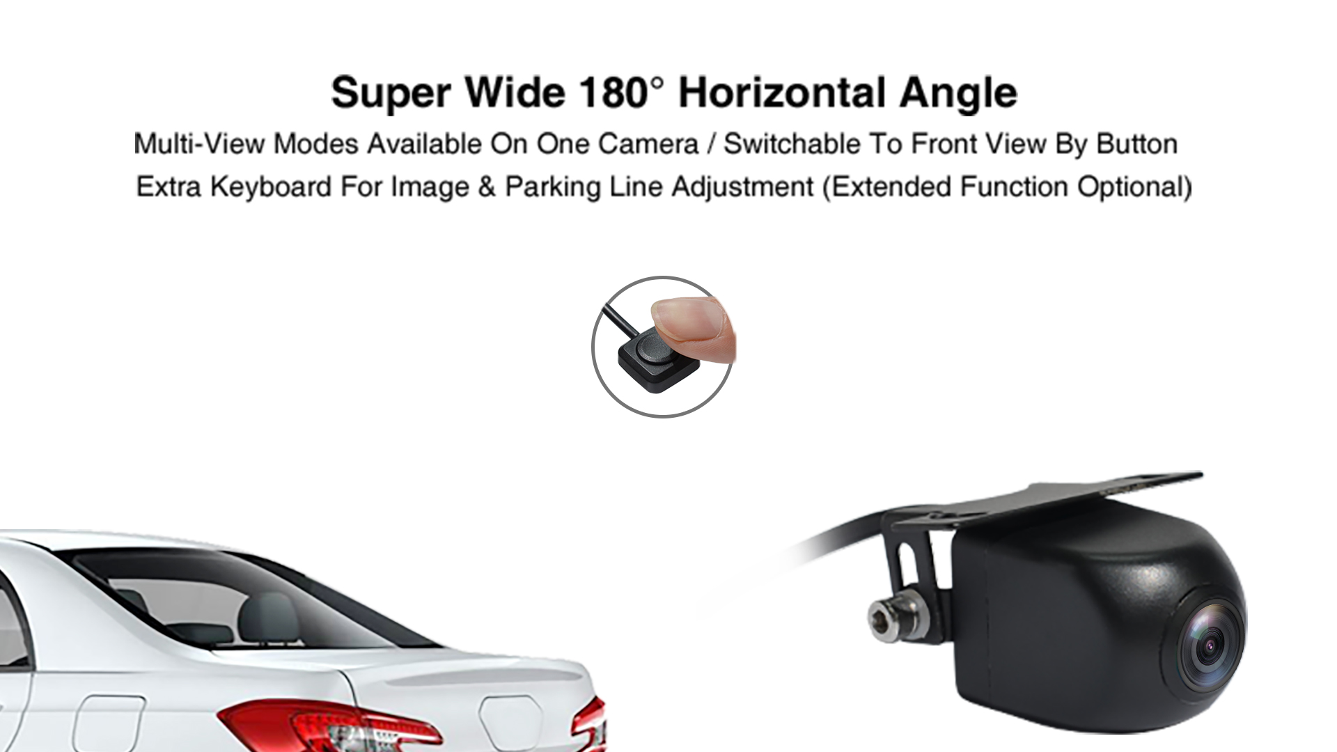 High-Definition Super-Wide View Backup Camera for Cars