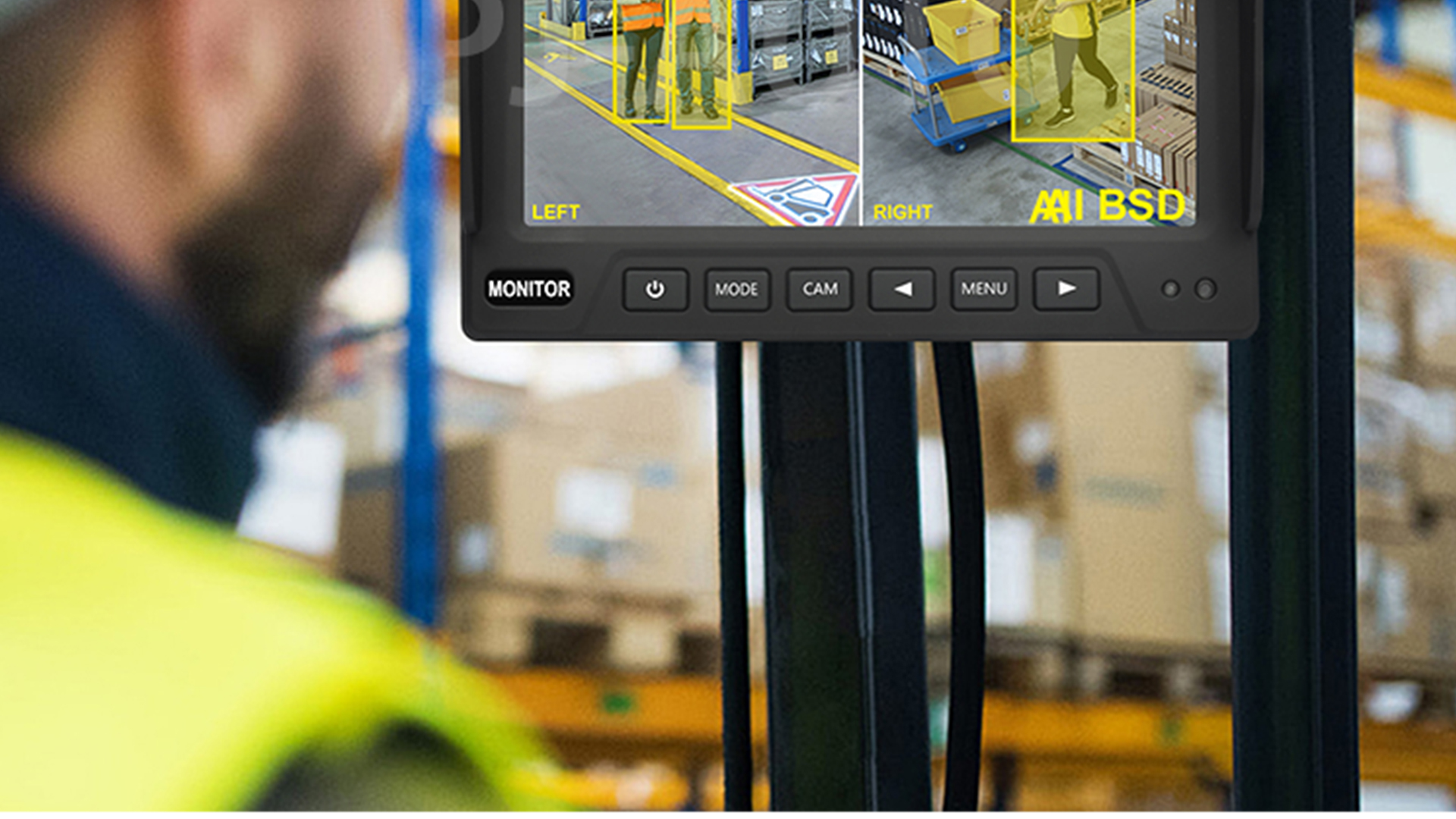 AI BSD: Forklift Blind Spot Detection | PJ AutoTech