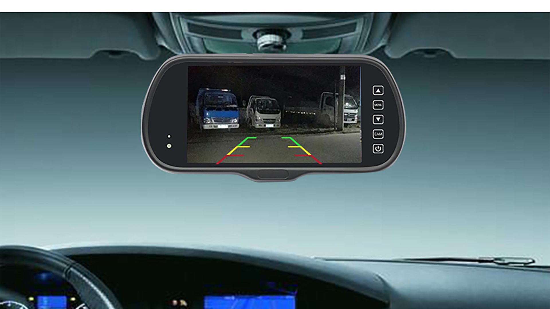 6.5 OE Glass Mount Mirror Camera Monitor | PJ Autotech