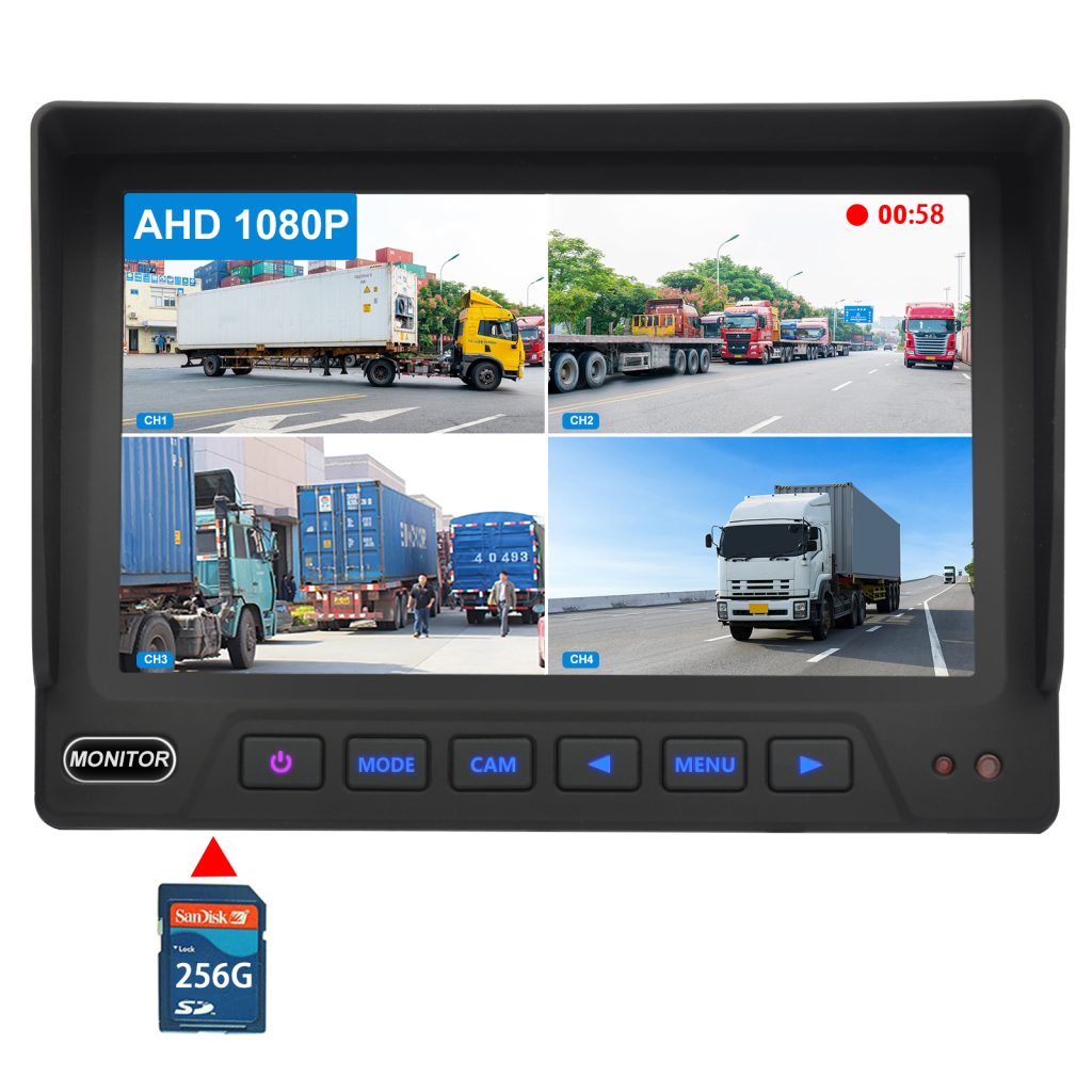 4-8 Channels AHD Heavy Duty Monitor with Inbuilt MDVR