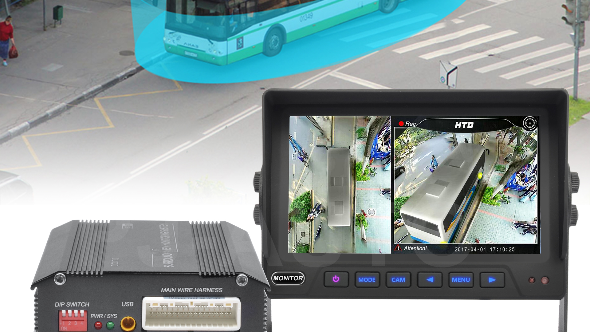 Surveillance DVR System for Heavy Duty Vehicles