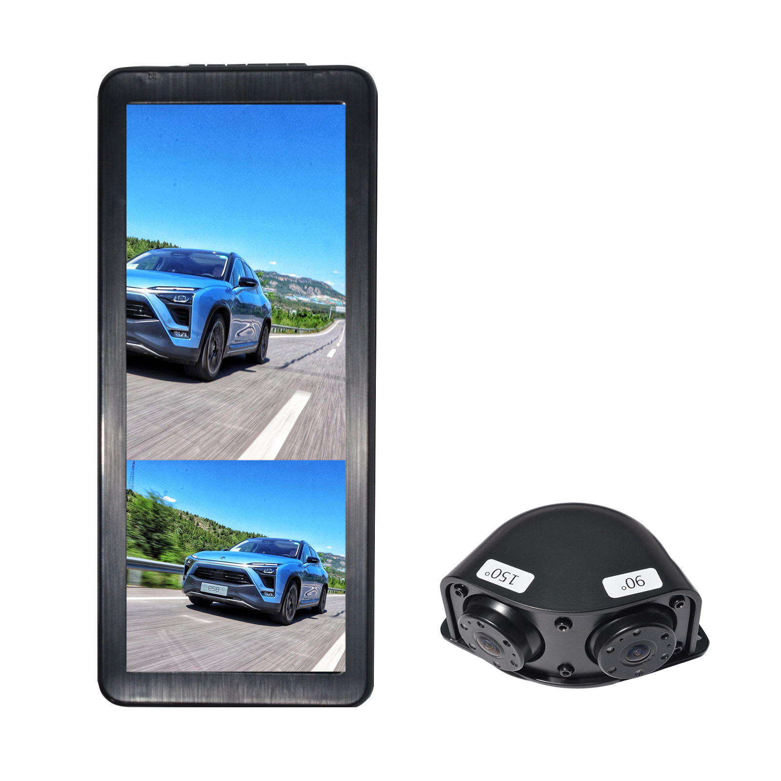 12.3" HD Side Mirror Monitor | PJ AutoTech