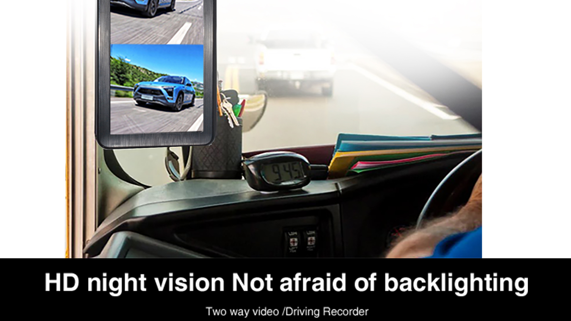 12.3" HD Side Mirror Monitor | PJ AutoTech