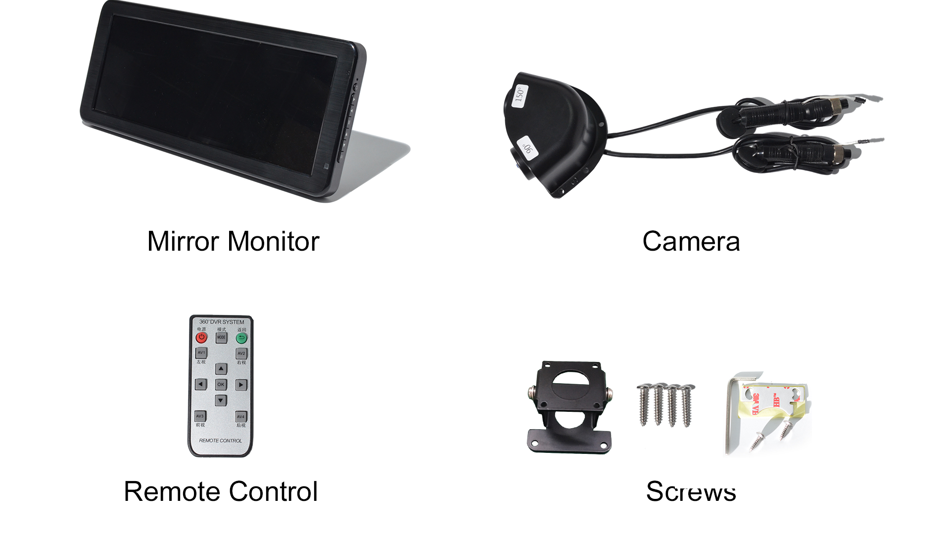 12.3" HD Side Mirror Monitor | PJ AutoTech