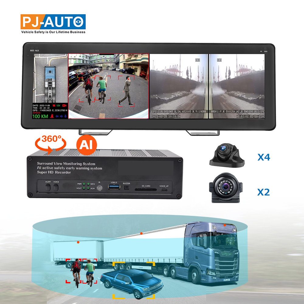 HD 3D 360° AVM System - For Bus & Truck Safety