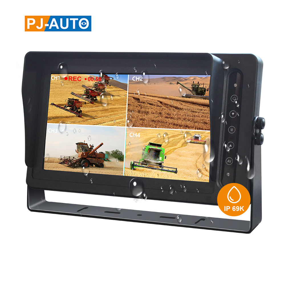 AHD IP69K Waterproof | Heavy-Duty LCD Vehicle Monitor
