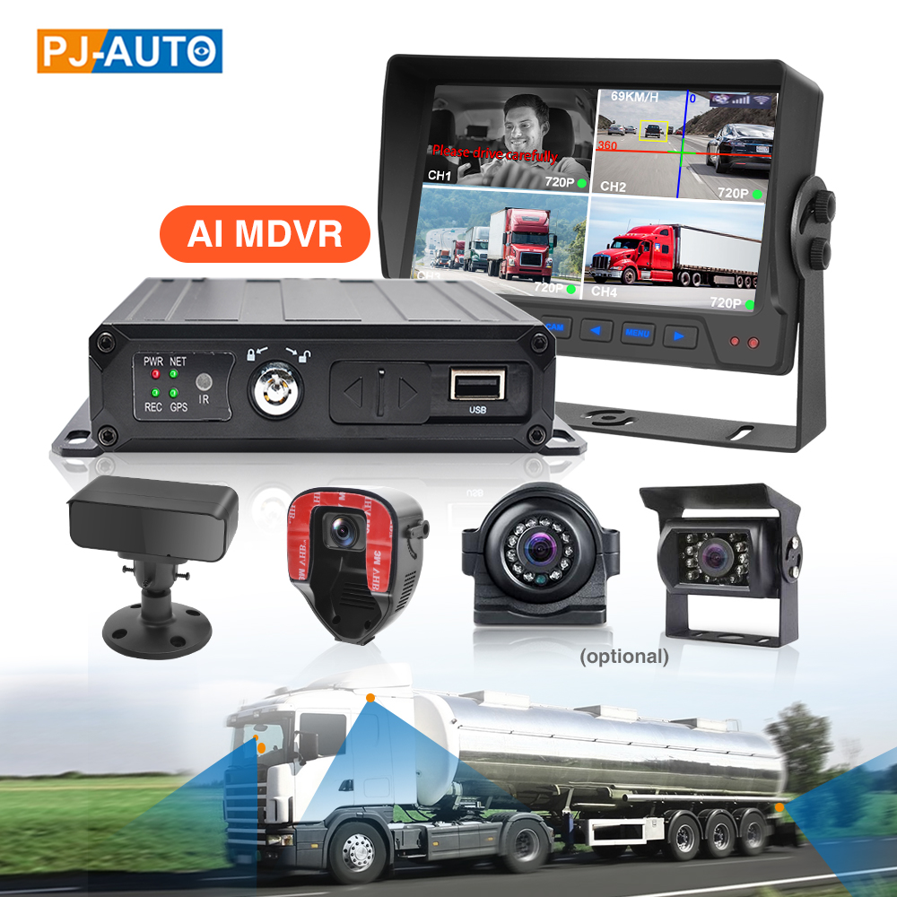 PJAuto AI 4CH AHD MDVR System with ADAS Feature