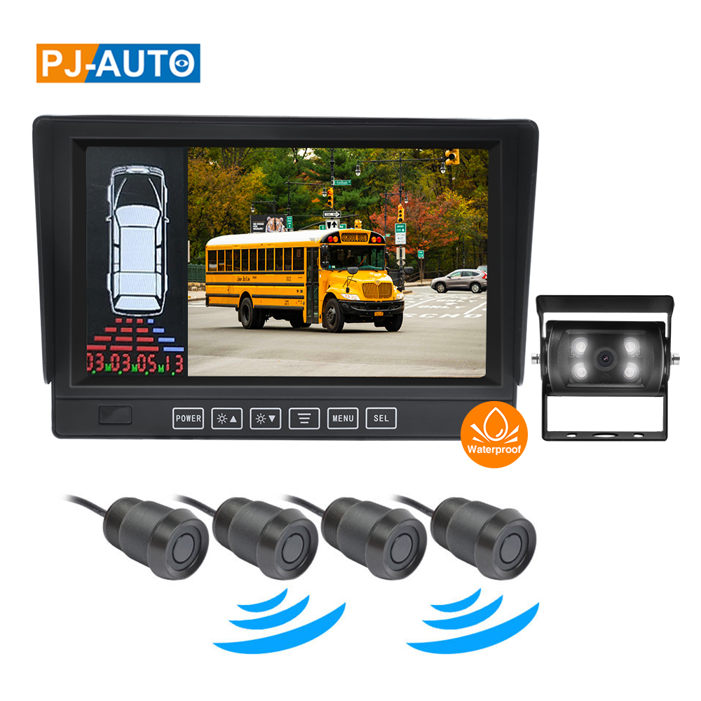 7-Inch Waterproof Car Sensor Monitor - PJ Autotech