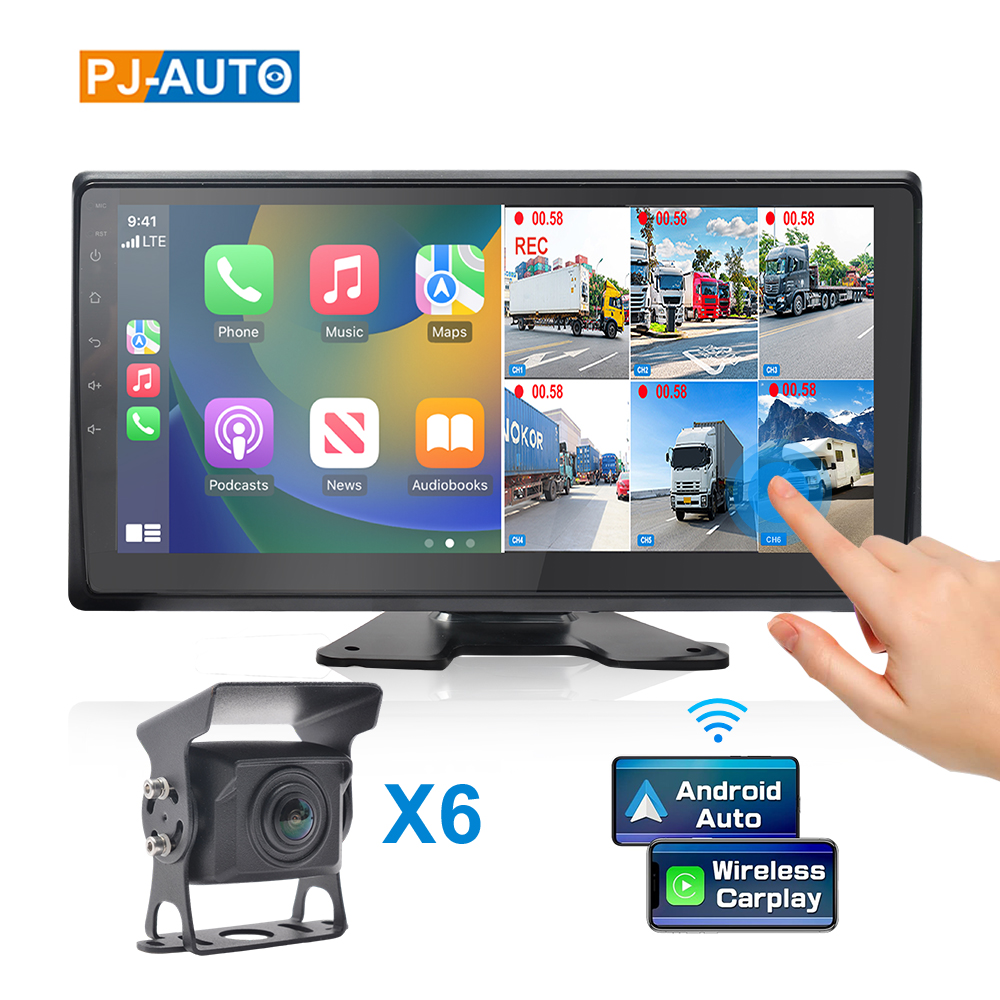 10 HD Wireless CarPlay Android Monitor System | PJAUTOTECH
