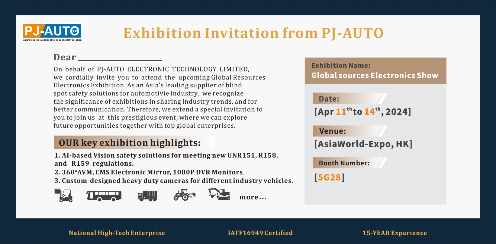 Exihibition Invitation - PJ